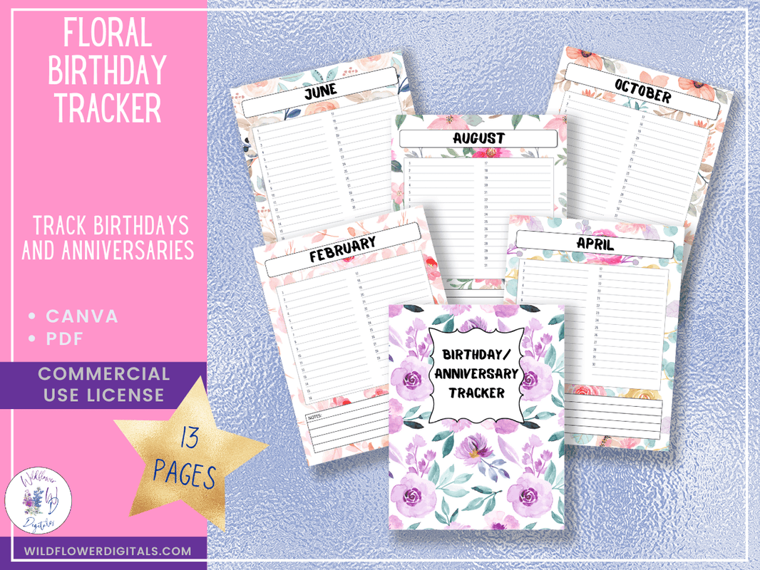 Wildflower Digitals | Quality Digital and Printable Products