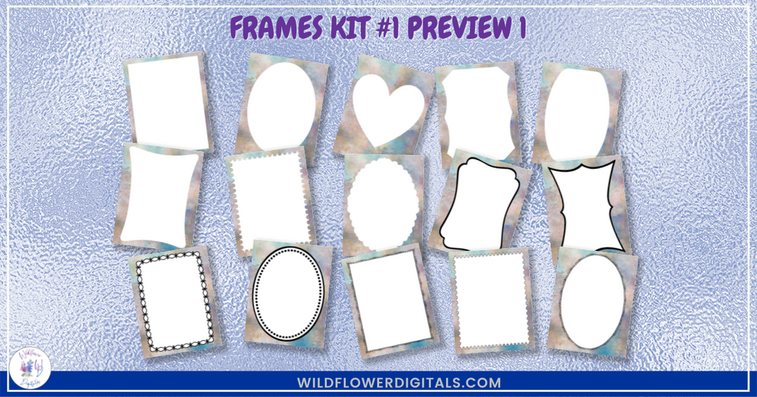Design Elements - Frame Kits – Wildflower Digitals